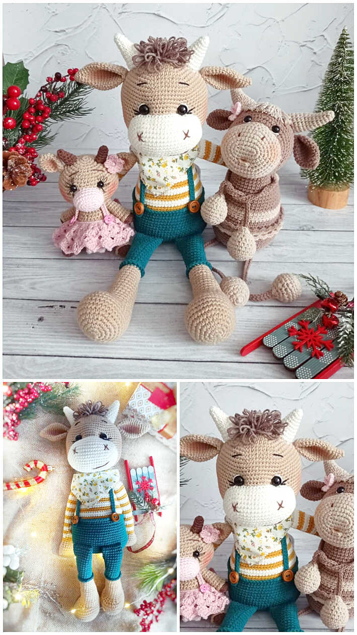 Amigurumi Cute Bull Free Pattern - Amigurumi Free Patterns
