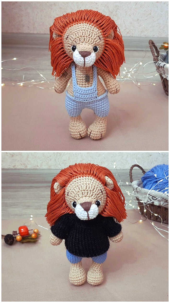 Amigurumi Lion Crochet Free Pattern - Amigurumi Free Patterns