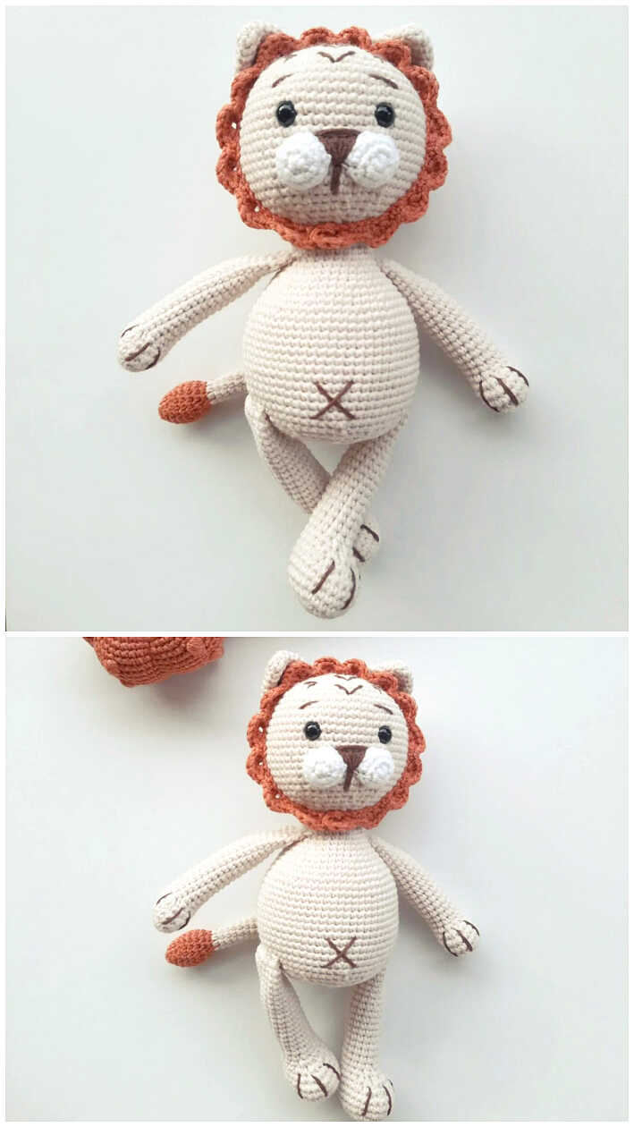 Amigurumi Lion Crochet Free Pattern - Amigurumi Free Patterns