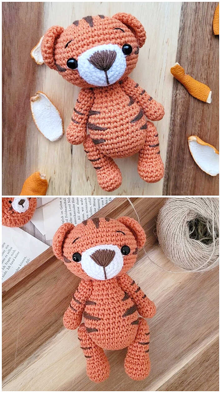 Amigurumi Mini Tiger Crochet Free Pattern - Amigurumi Free Patterns