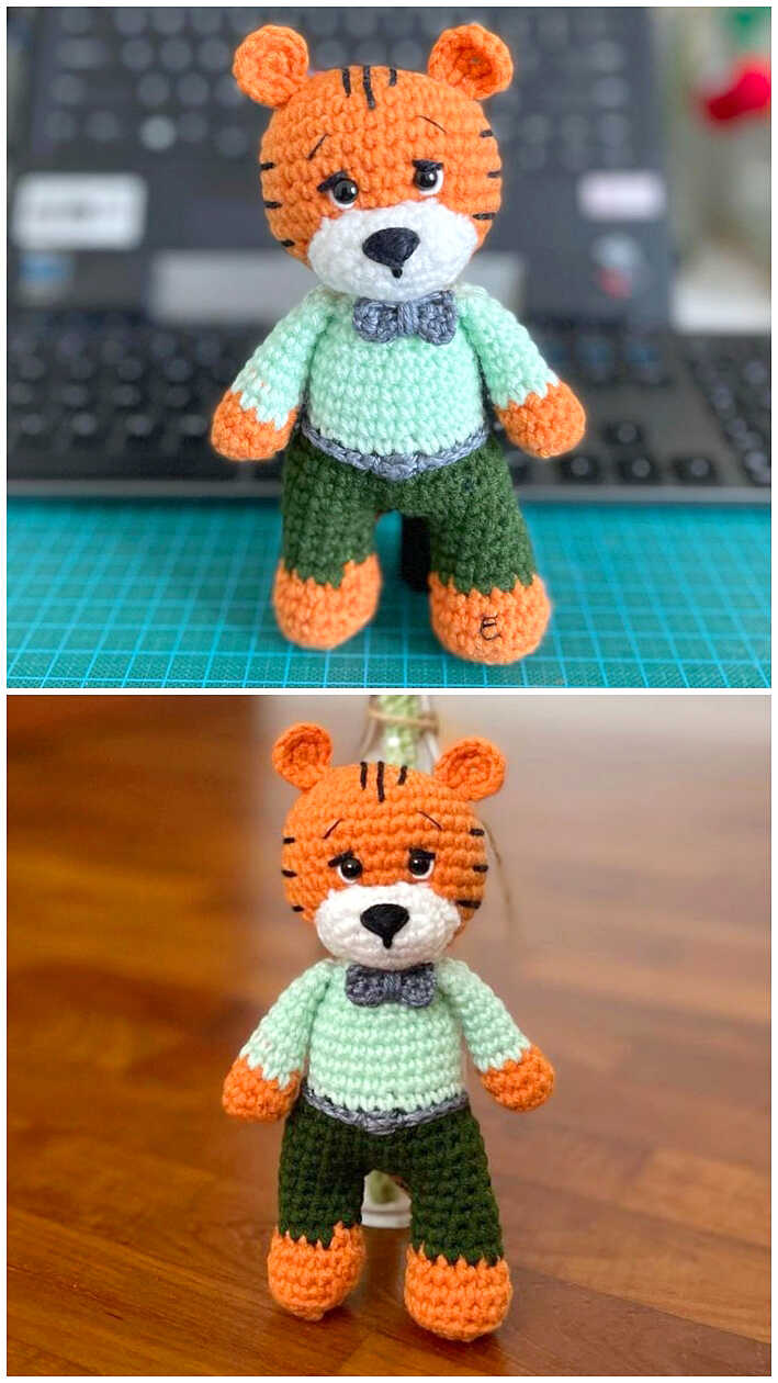 Amigurumi Mini Tiger Crochet Free Pattern - Amigurumi Free Patterns