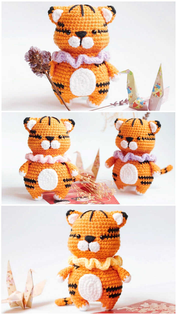 Amigurumi Mini Tiger Crochet Free Pattern - Amigurumi Free Patterns