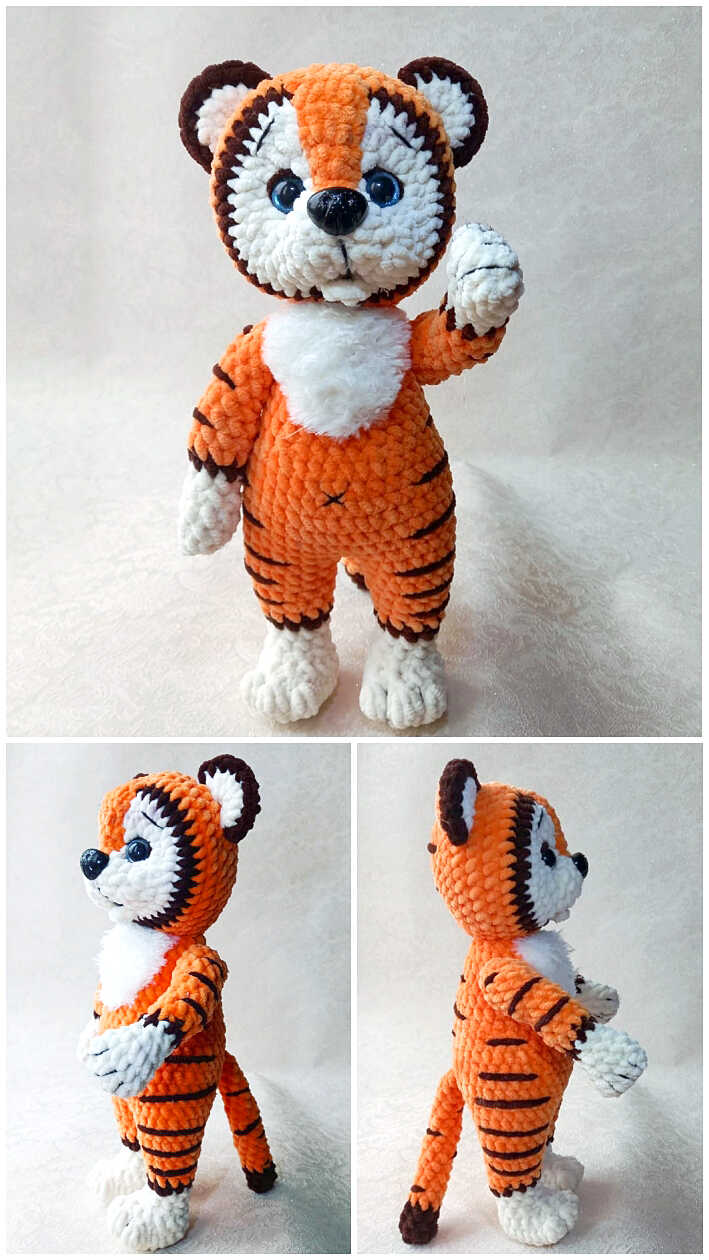 Amigurumi Mini Tiger Crochet Free Pattern - Amigurumi Free Patterns