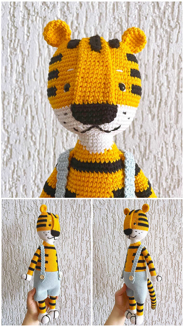 Amigurumi Mini Tiger Crochet Free Pattern - Amigurumi Free Patterns