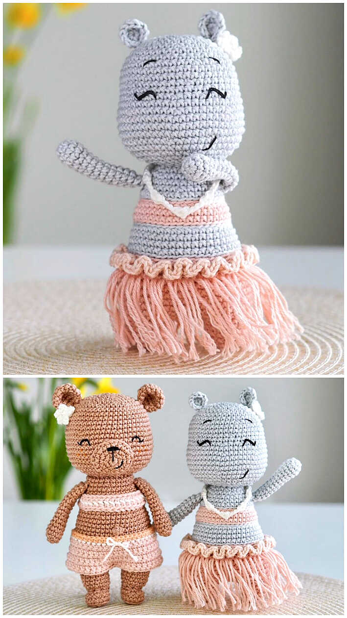 Crochet Hippo Amigurumi Free Pattern - Amigurumi Free Patterns