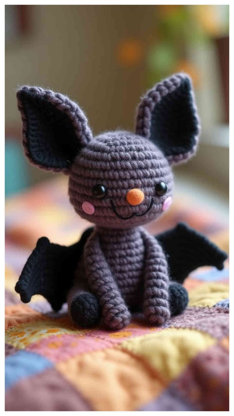 Crochet Mini Bat Free Amigurumi Pattern - Amigurumi Free Patterns