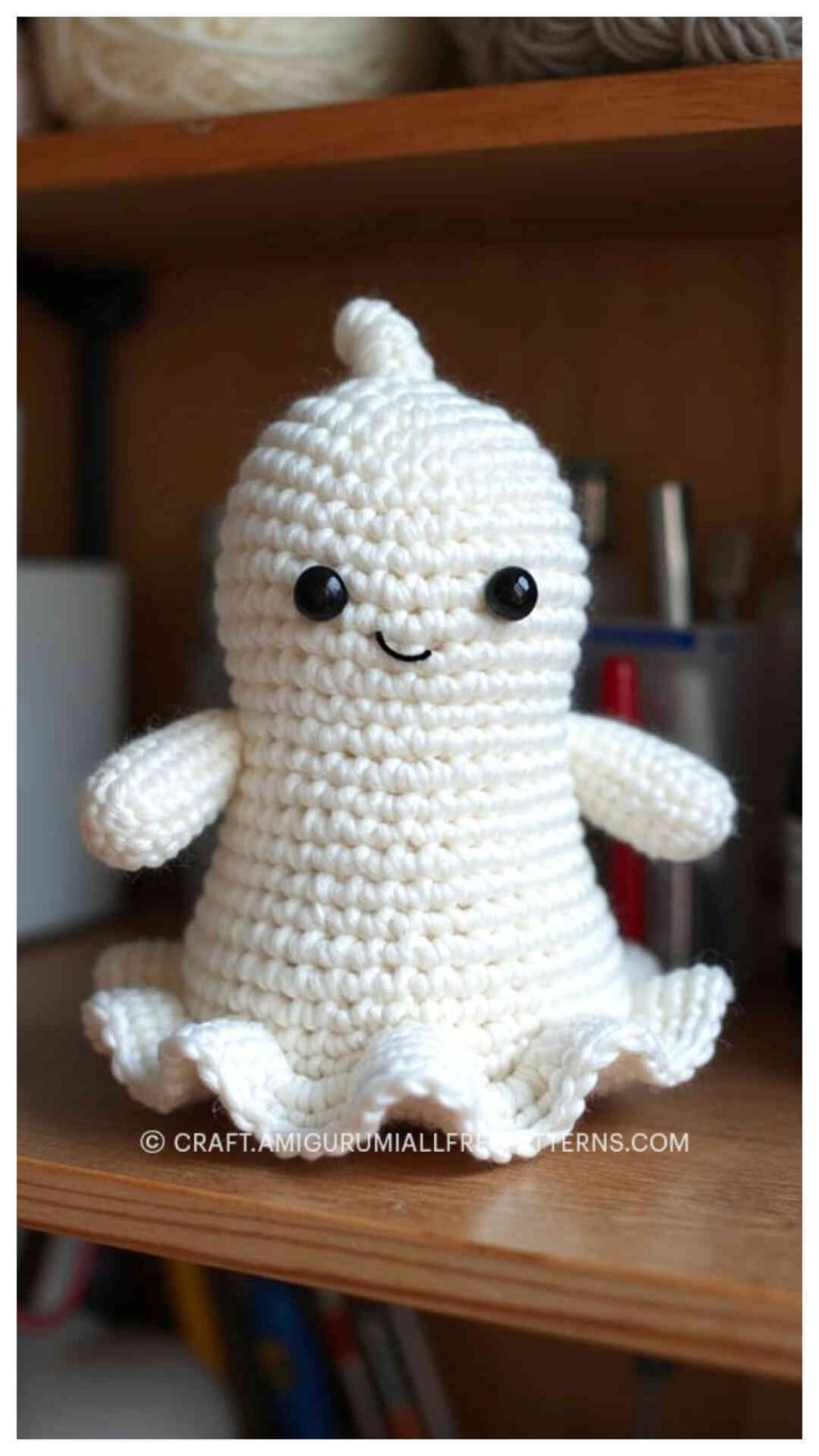 Halloween Baby Ghost Free Crochet Pattern - Amigurumi Free Patterns