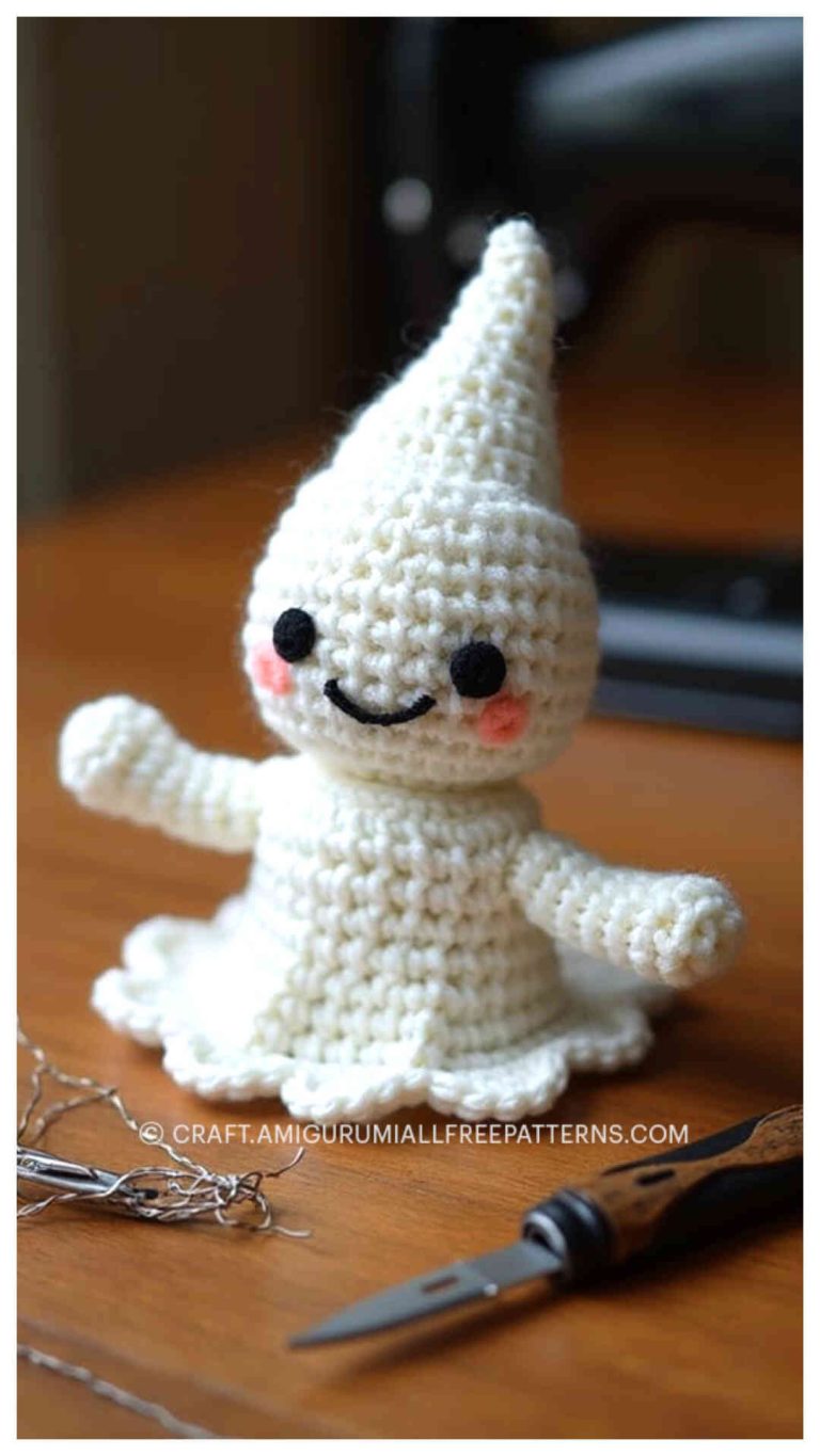 Halloween Baby Ghost Free Crochet Pattern - Amigurumi Free Patterns